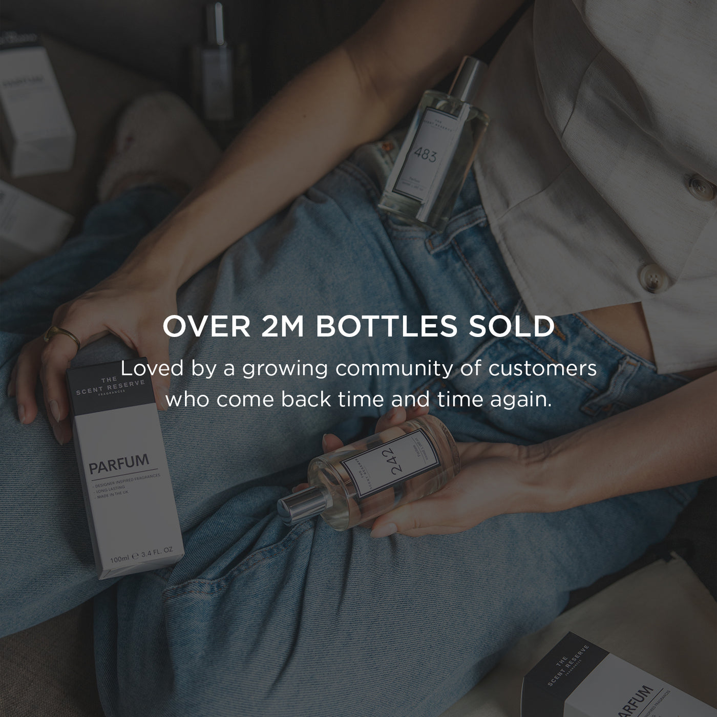 4 x 100ml Perfume Bottles